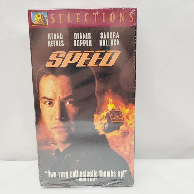 SPEED (VHS, 1996) Fox Video Watermarks Keanu Reeves Sandra Bullock New ...