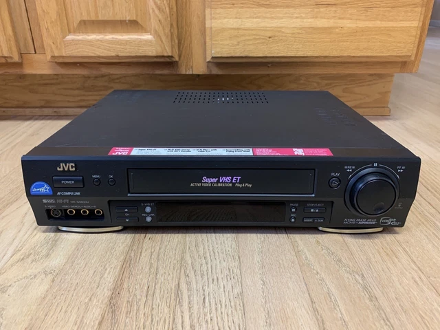JVC HR-S4600U SUPER VHS S-VHS SVHS ET VCR 4 Head Hi-Fi Deck - Tested ...