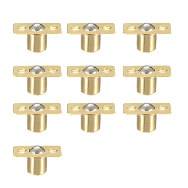 DOOR CABINET CLOSET Drawer 9.5mm Shaft Dia Brass Ball Catch Latch ...