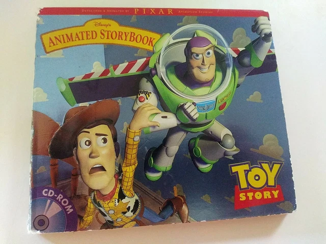 DISNEY'S TOY STORY Animated StoryBook (Windows/Mac 1996) PIXAR CD-ROM ...
