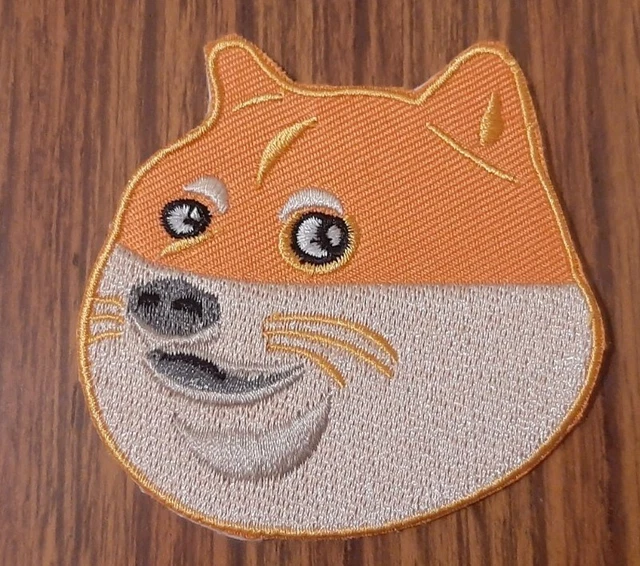 CHEEMS SHIBA INU dog meme sew or Iron On Patch, inrernet dog, cloth ...