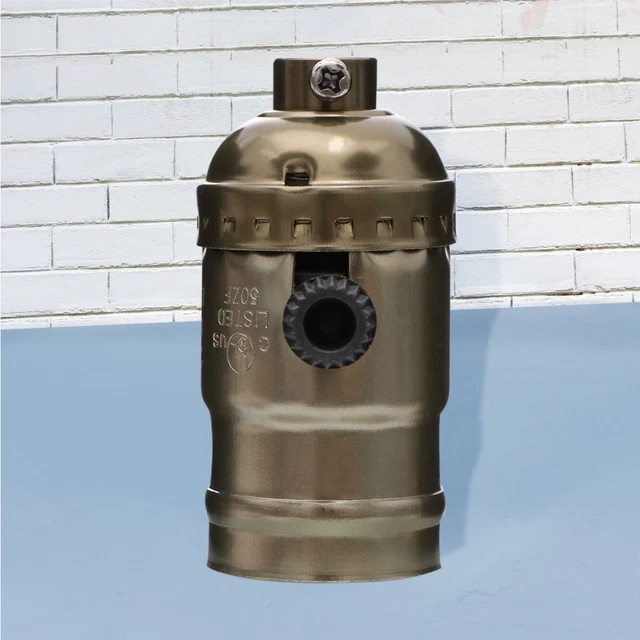 2 PCS LAMP Holder Screw Fitting Holders Light Vintage Small Table ...