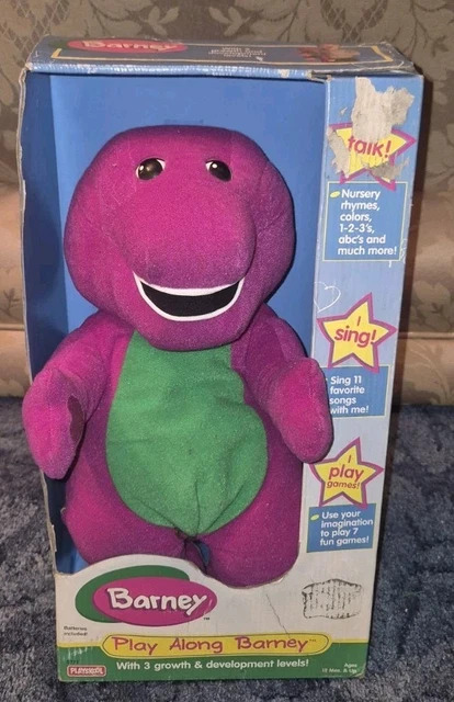 BARNEY PLAY ALONG Hasbro 1998 Playskool - New In Opened Box - Rare ...