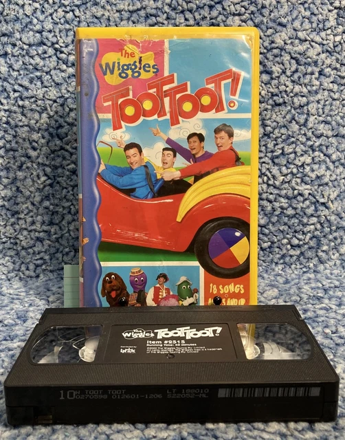 THE WIGGLES: TOOT Toot VHS 2001 Clamshell Playhouse Disney Kids Sing ...