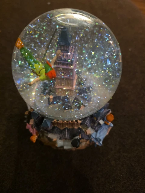 PETER PAN SNOW GLOBE 50 Years of adventure Music Motion You Can Fly ...