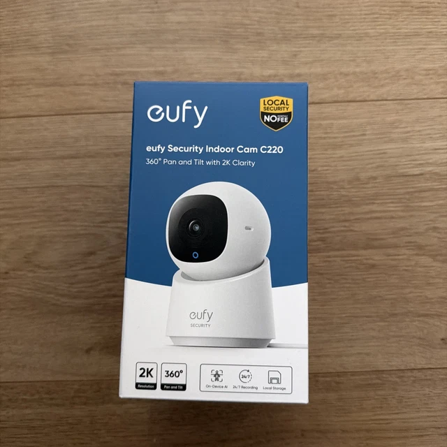 EUFY SECURITY C220 Innenkamera Überwachungskamera mit 2K-Auflösung 360 ...