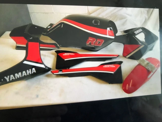 YAMAHA RD 125 LC Black Version Decal Kit £40.00 - PicClick UK