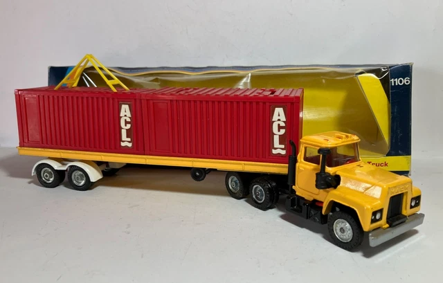 CORGI MAJOR TOYS 1106 Mack Truck Container ACL NMIB EUR 49,95 - PicClick FR
