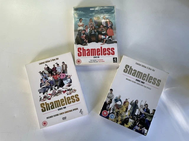 SHAMELESS BOXSET SET DVD series 1-3 limited edition. VGC £5.45 ...