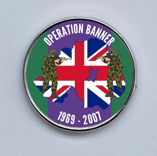 OPERATION BANNER NORTHERN Ireland Lapel Badge £5.75 - PicClick UK