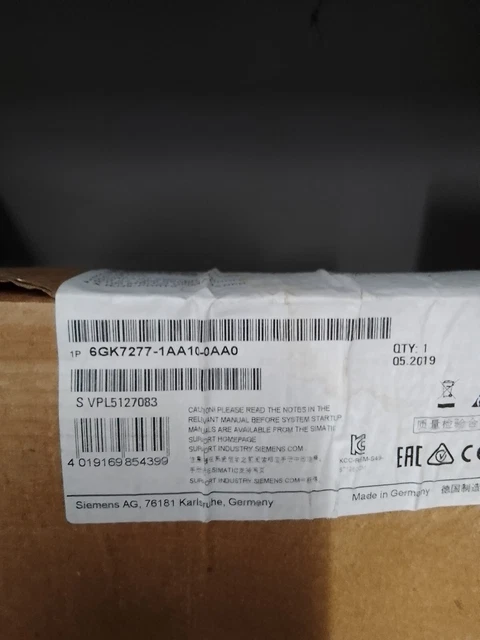 MODULO DI ESPANSIONE PLC Siemens Scalance S7-1200 6GK7 277-1AA10-0AA0 ... MODULO DI ESPANSIONE PLC Siemens Scalance S7-1200 6GK7 277-1AA10-0AA0 ...