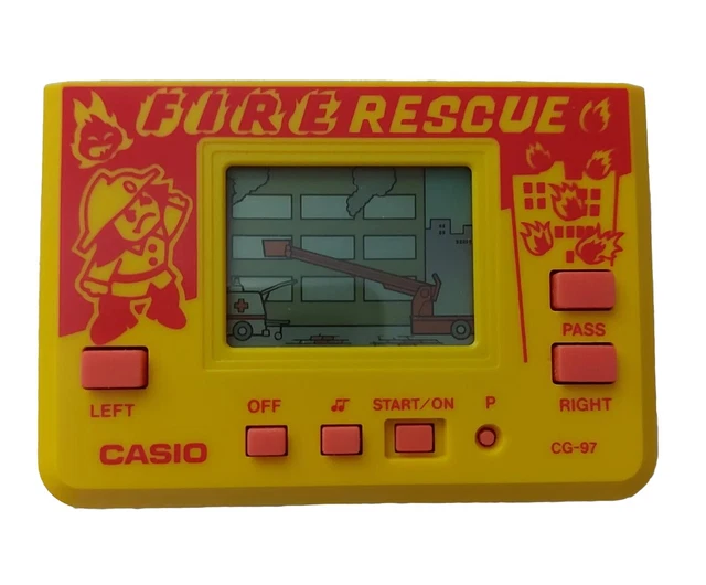 RARE VINTAGE LCD Game CG-97 'Fire Rescue' Handheld Retro Game In ...