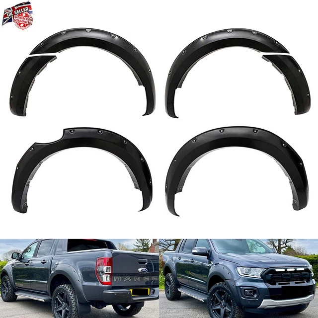WIDE BODY EXTENDED Wheel Arches Fender Flare Kit Fit For 19-22 Ford ...