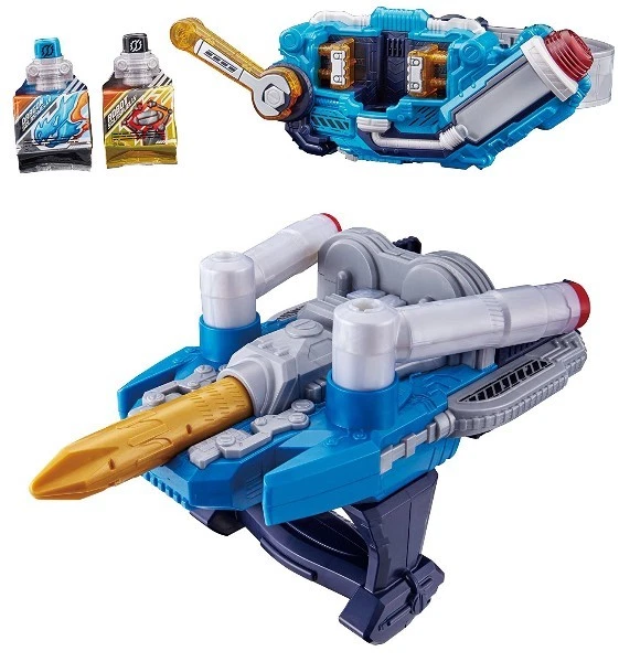 BANDAI KAMEN RIDER Build Transformation Belt DX Squash Driver & DX Twin ...