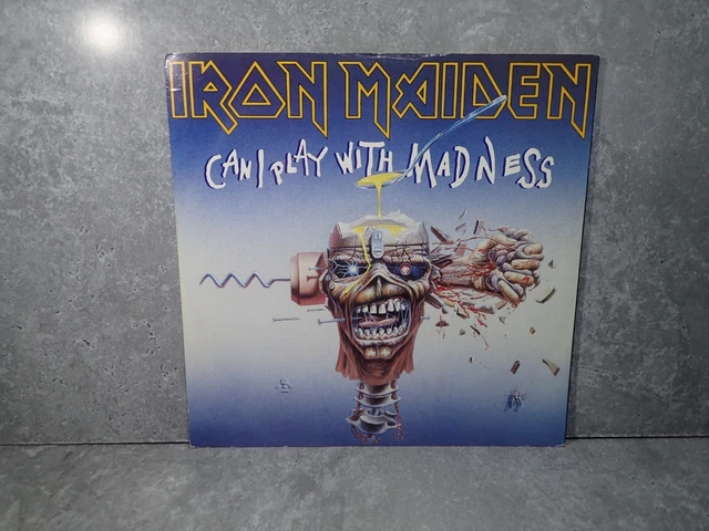 IRON MAIDEN CAN I Play With Madness 12 Inch Vinyl Single Record UK 1988 ...