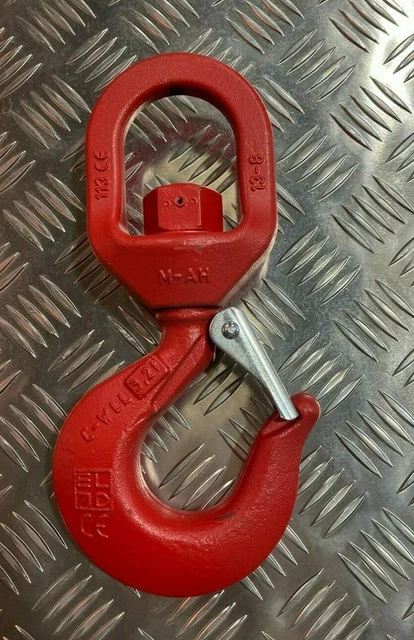 PREMIUM QUALITY CRANE 3.2T Lifting / Swivel Hook PM Fassi Palfinger ...