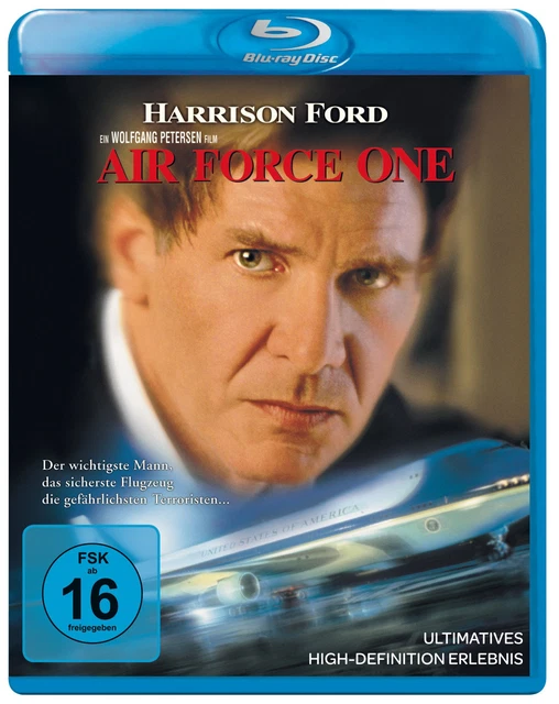 AIR FORCE ONE (Blu-ray) Harrison Ford Gary Oldman Wolfgang Petersen £14 ...