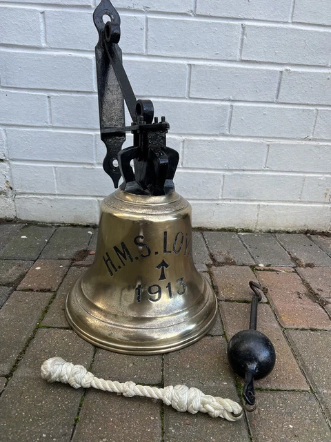 RARE OLD WW1 Hms Loyal 1913 Ships Bell - Laforey Class Destroyer ...