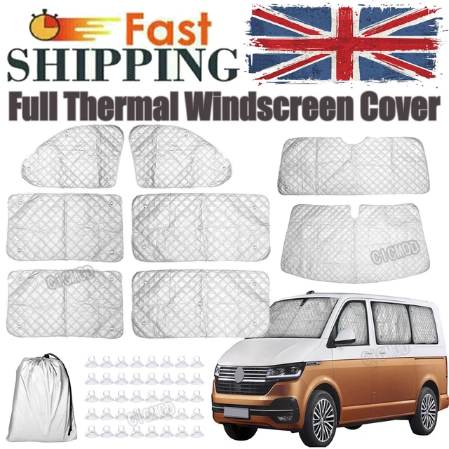 FOR VW T5 T6 Internal Thermal Blinds Window Cover Windscreen Tailgate ...