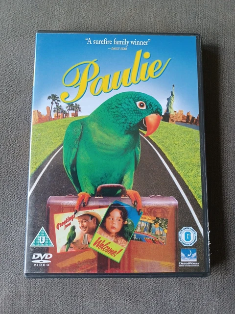 PAULIE DVD 1998 DreamWorks Family Movie about a Parrot £7.50 - PicClick UK