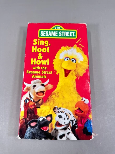 SESAME STREET VHS Lot Sing Hoot Howl BIG BIRD SINGS Sing Yourself ...