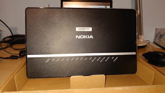 NOKIA FIBRE OPTIC ONT modem router G-240W-C G240WC EUR 29,29 - PicClick IT