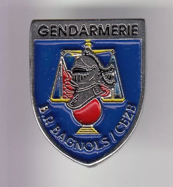 Rare Pins Pins Gendarmerie Nationale Provence Blason Bagnols Sur