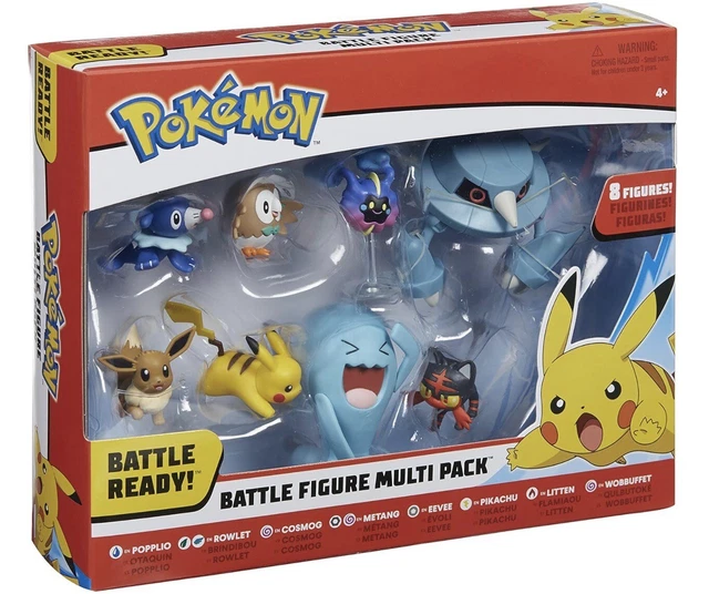POKÉMON BATTLE READY Mini Figure 8-Piece Set £16.90 - PicClick UK