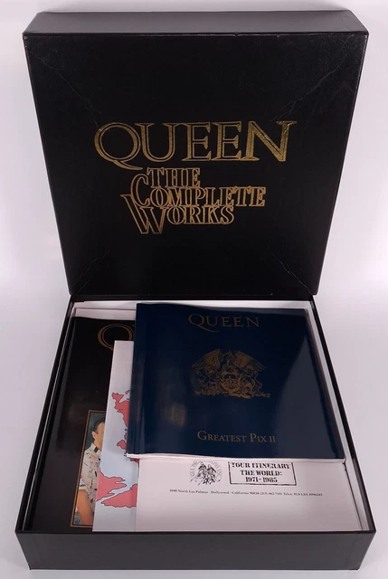 QUEEN THE COMPLETE Works 14LP Box Set 1985 EMI QB1 NM Vinyl + Factory ...