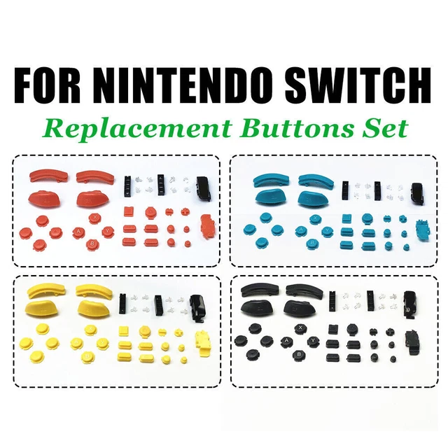 REPLACEMENT BUTTONS FULL Set For Nintendo Switch OLED Joy-Con DIY ...