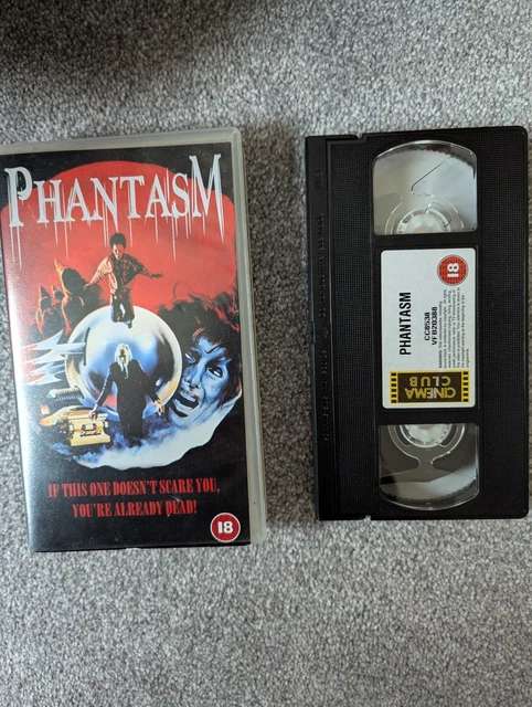 PHANTASM - CINEMA Club re-release VHS £7.20 - PicClick UK