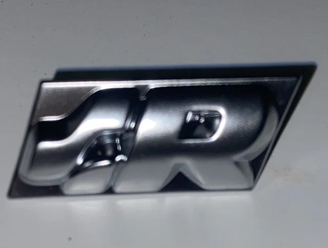 VW GOLF MK4 R32 R Logo Steering Wheel Badge Emblem Genuine OEM NOS Part ...