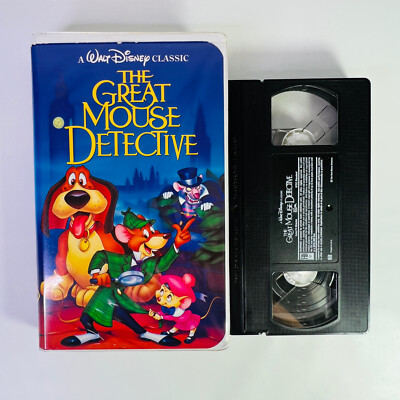 The Great Mouse Detective Vhs 1992