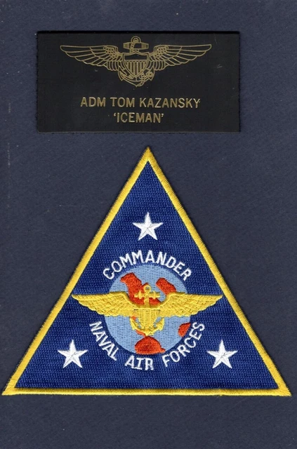 ADMIRAL TOM ICEMAN Kazansky Commander TOP GUN Maverick Movie Navy ...