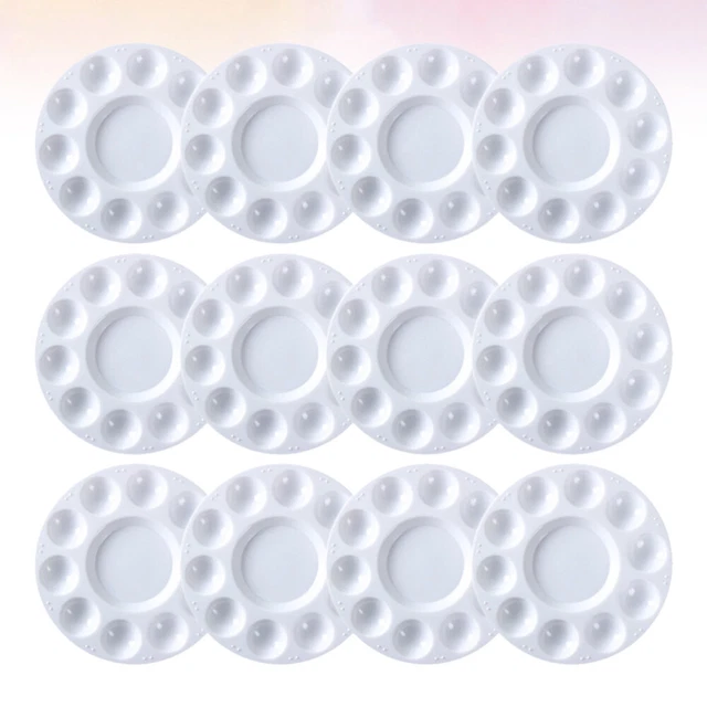 12 PCS MALPALETTE Maltablett Zinn Paletten Für Kunstmalerei Kind EUR 23 ...