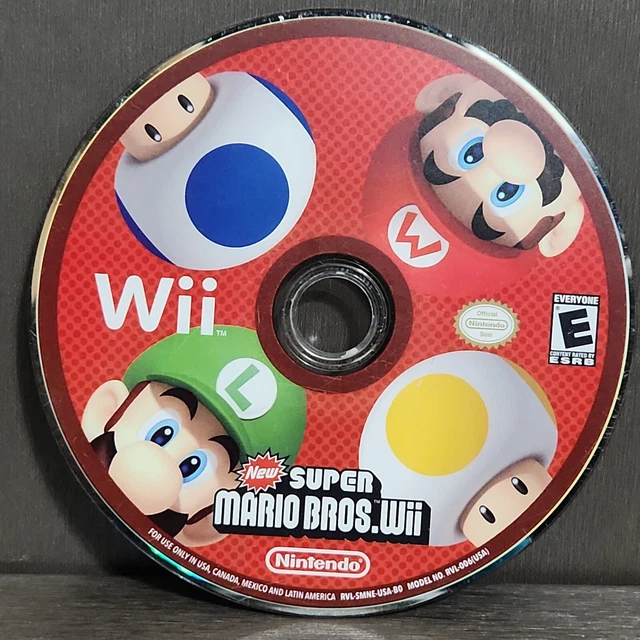 NEW SUPER MARIO Bros Wii Disc Only Tested Free Shipping £31.10 ...