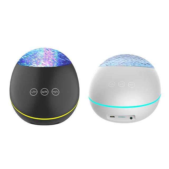 OCEAN WATER RIPPLE LED Projector 7 Modes Bluetooth-compatible Music ...