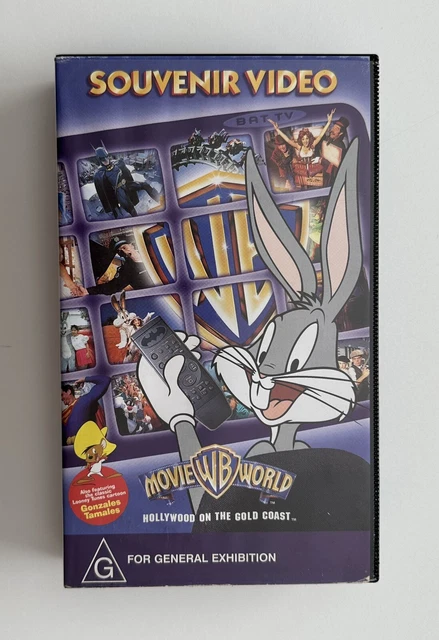 WARNER BROS. MOVIE World - Souvenir Video [VHS] Video Tape Theme Park ...