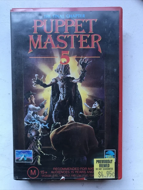 PUPPET MASTER 5 - Movie VHS Tape Horror Big Box Video £31.22 - PicClick UK