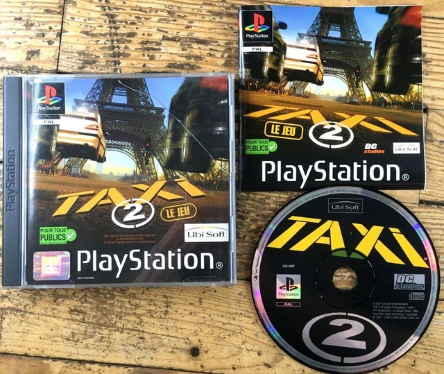 TAXI 2 LE Jeu Black Label Complet Boîte Notice Cassée Sony Ps1 Pal Fr ...