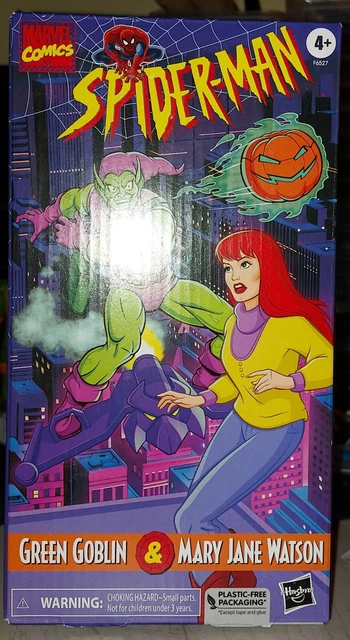 MARVEL LEGENDS RETRO VHS Spider-Man Green Goblin Mary Jane Watson ...