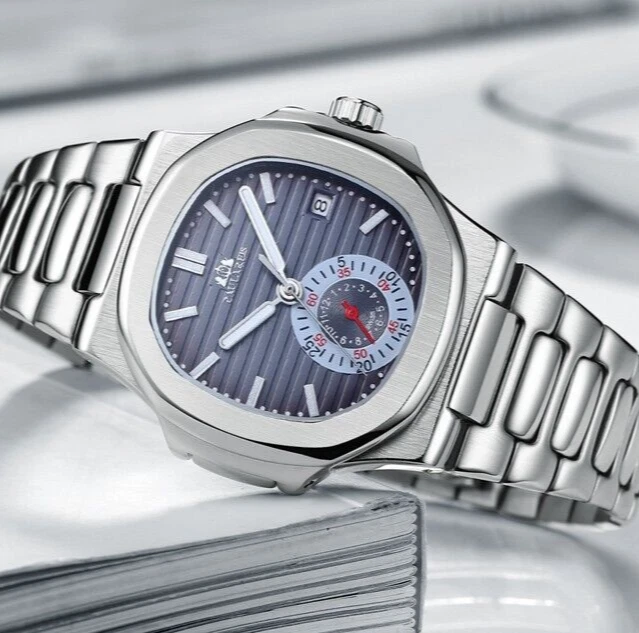 PAULAREIS NAUTILUS AUTOMATIC Watch Men Stainless Steel Waterproof ...