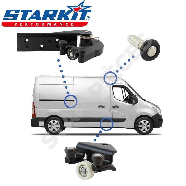 KIT ROTOLO RULLO Porta Laterale Master 3 Movano B NV400 95526484 ...