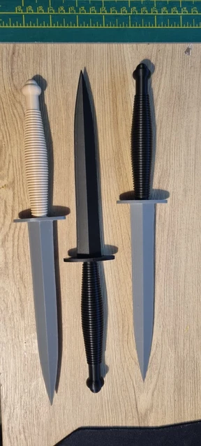 3D PRINTED FULLSIZE Replica Fairbairn Sykes Commando Dagger £14.99 ...