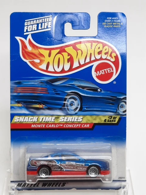 HOT WHEELS SNACK Time Series Monte Carlo Concept Car #3 de 4 EUR 8,66 ...