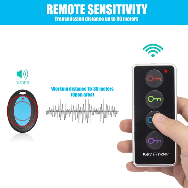 TRACKING DEVICE 30M Distance Find Items Four Colors Anti-lost Device ...