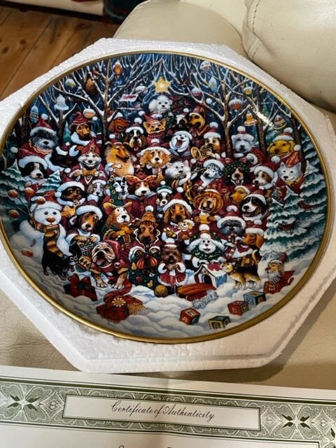 FRANKLIN MINT LIMITED Edition Santa Paws plate £150.00 - PicClick UK FRANKLIN MINT LIMITED Edition Santa Paws plate £150.00 - PicClick UK
