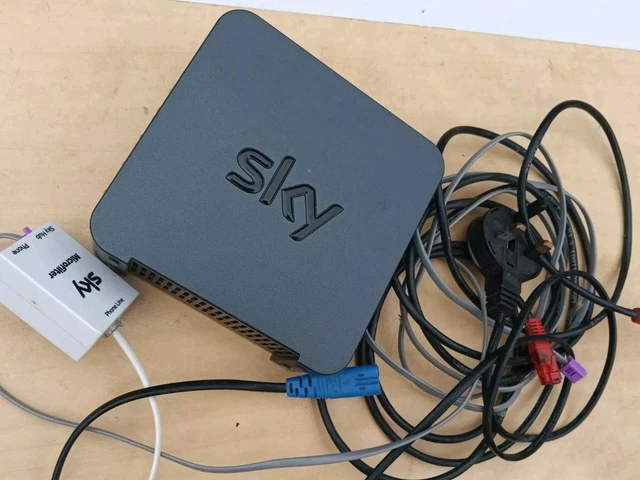 VINTAGE ELECTRICAL Sky Business Hub Wi Fi Internet Router WIRE Set ...