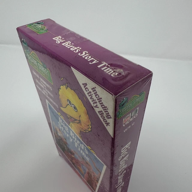 NEW SESAME STREET Big Bird’s Story Time VHS Home Video CTW Children’s ...