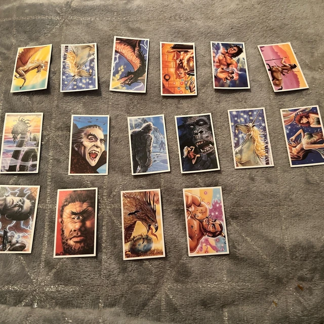 BROOKE BOND CREATURES of Legend with Kevin Tipps Full Set of 24 Cards ...